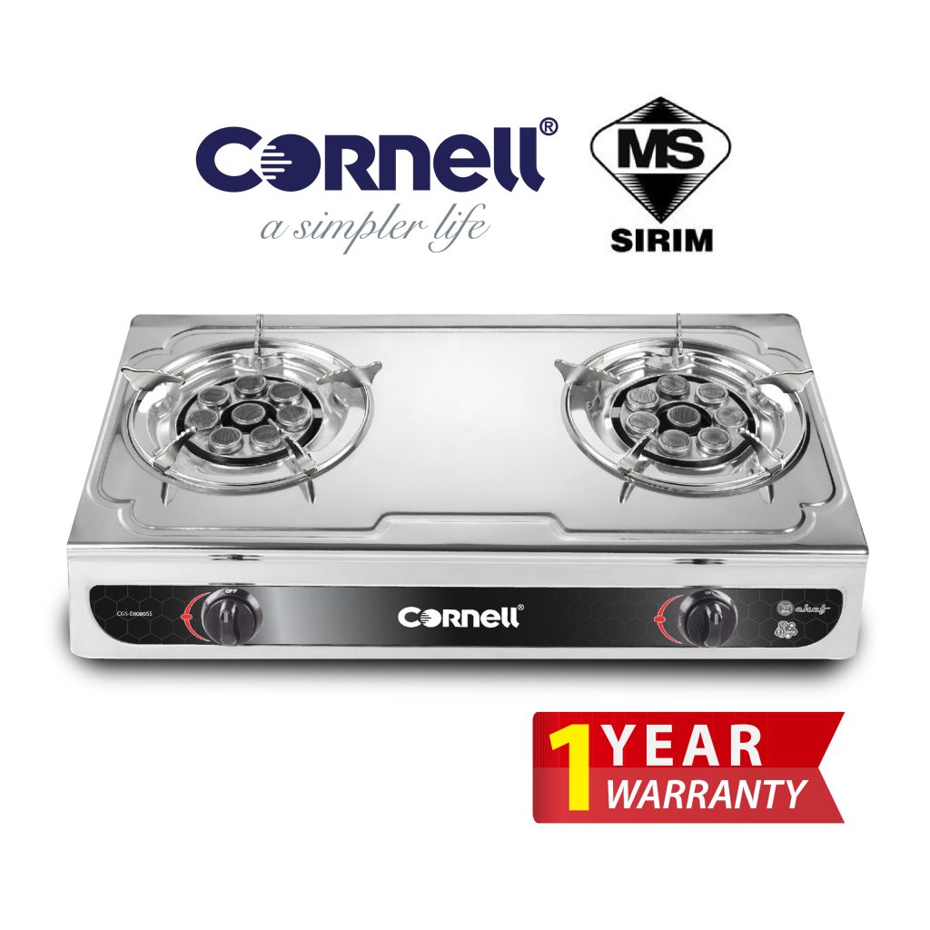 CGS-E8080SS 8 Jet Gas Stove - Cornell Appliances