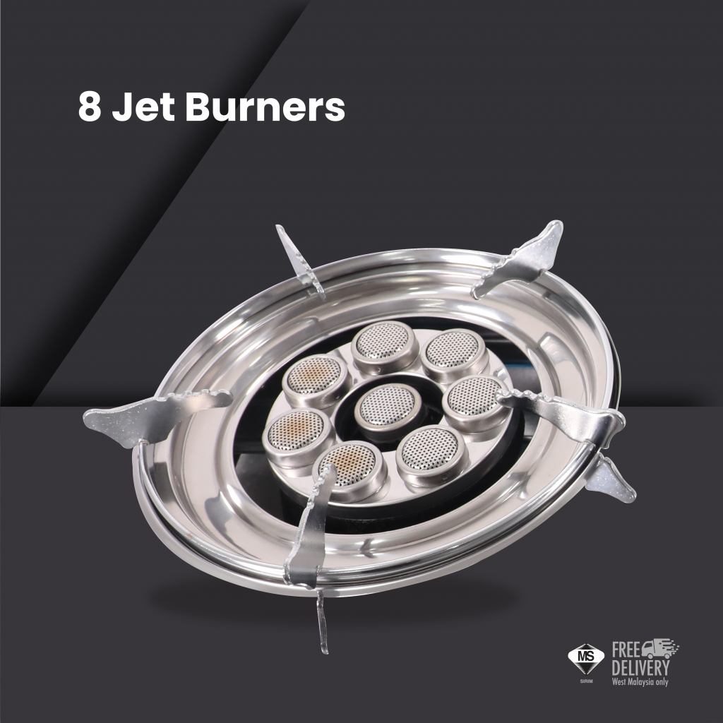 CGS-E8080SS 8 Jet Gas Stove - Cornell Appliances