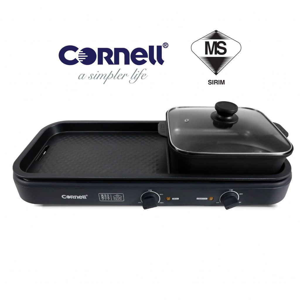 [Online Exclusive] Cornell Table Top Grill with Hot Pot CCG-EL98DT ...